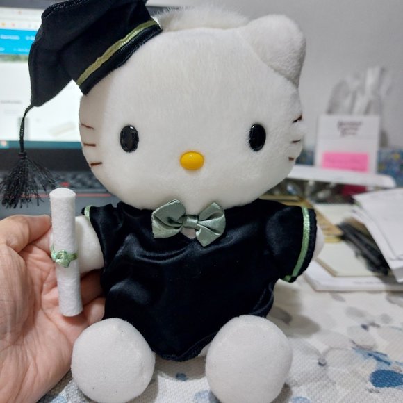 Hello Kitty | Toys | Beautiful Smart Cute Hello Kitty Graduation Cap ...